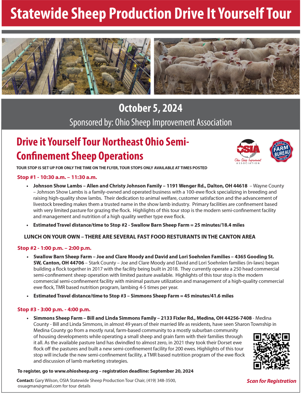 Statewide Sheep Production Tour | Ohio Sheep Improvement Association